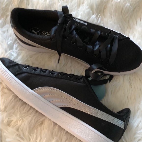 Puma | Shoes | Puma Vicky Ep Black Silver | Poshmark